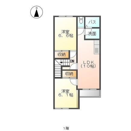 【ハトマークサイト】大分県大分市三佐2丁目の リバービュー202 2LDK アパート