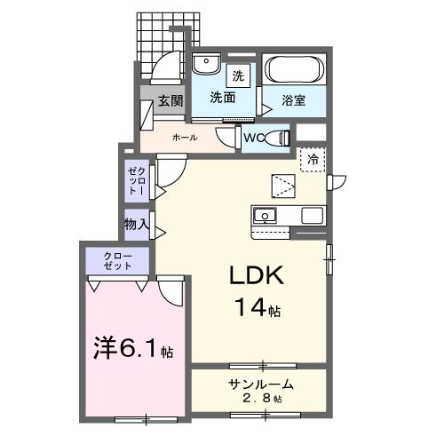 【ハトマークサイト】大分県日田市田島2丁目の ソレイアード大原101 1LDK アパート