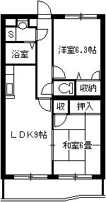 【ハトマークサイト】鹿児島県鹿児島市伊敷台1丁目の ラ・ポール伊敷105 2LDK マンション