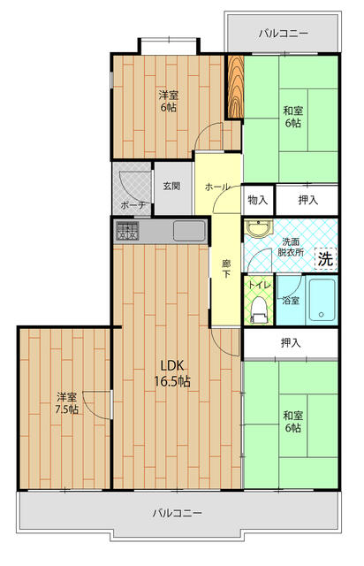【ハトマークサイト】鹿児島県鹿児島市鴨池新町の 4LDK 中古マンション