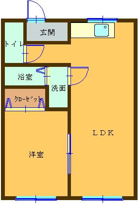 【ハトマークサイト】鹿児島県鹿児島市吉野町の サブリス太洋B棟203 1LDK マンション